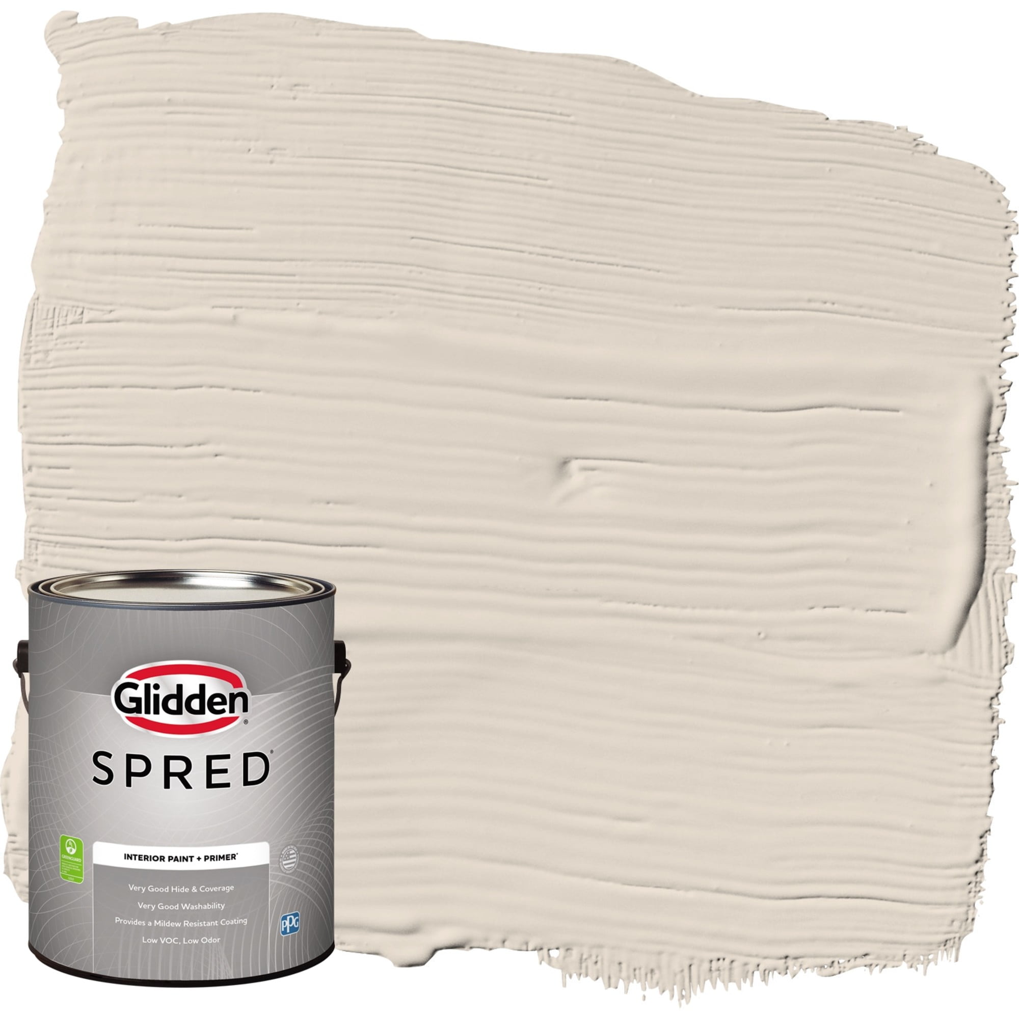 Glidden Spred Interior Paint & Primer Casual Elegance / Beige, Flat, 1 ...