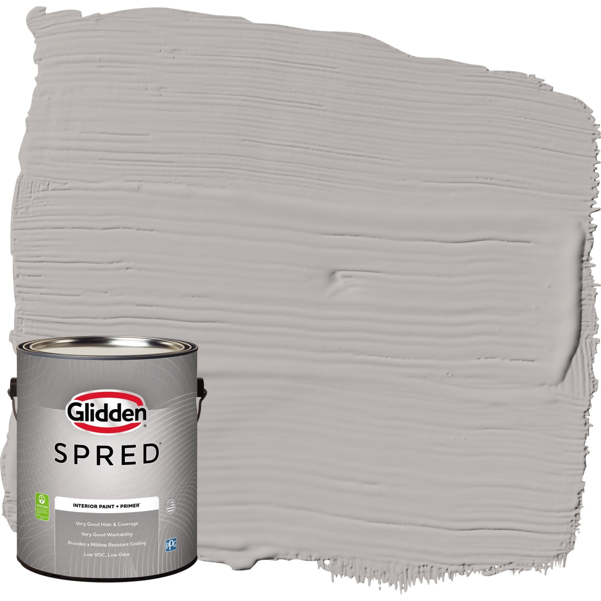 Glidden Spred Interior Paint & Primer Gray Marble / Grey, Semi Gloss, 1 ...