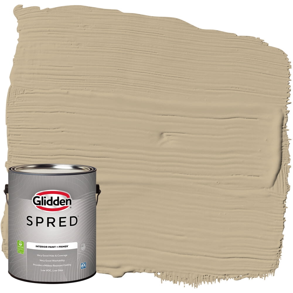 Glidden Spred Interior Paint Rock Cliffs / Beige, Flat, 1 Gallon ...