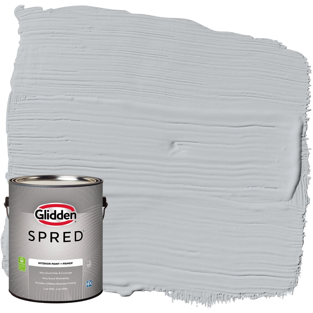 Glidden Spred Interior Paint Train / Gray, Flat, 1 Gallon - Walmart.com