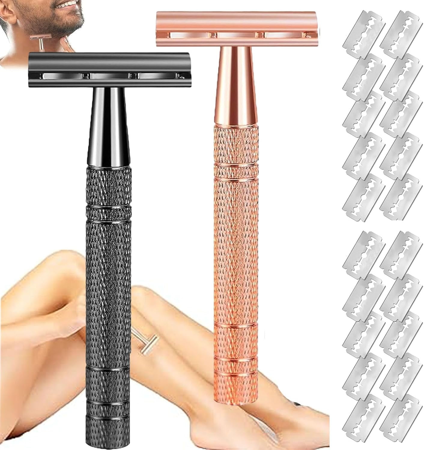 Glide 2.0 Razor, Soothe and Smooth Razor, Close Shave Razor, Foli Glide ...