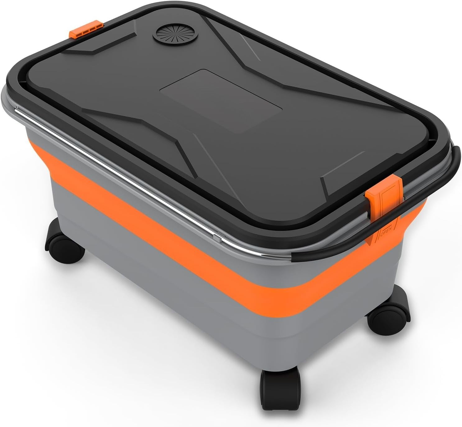 Glide CB 55 Collapsible Bucket 5.5 Gallon for Washing with Wheels ...