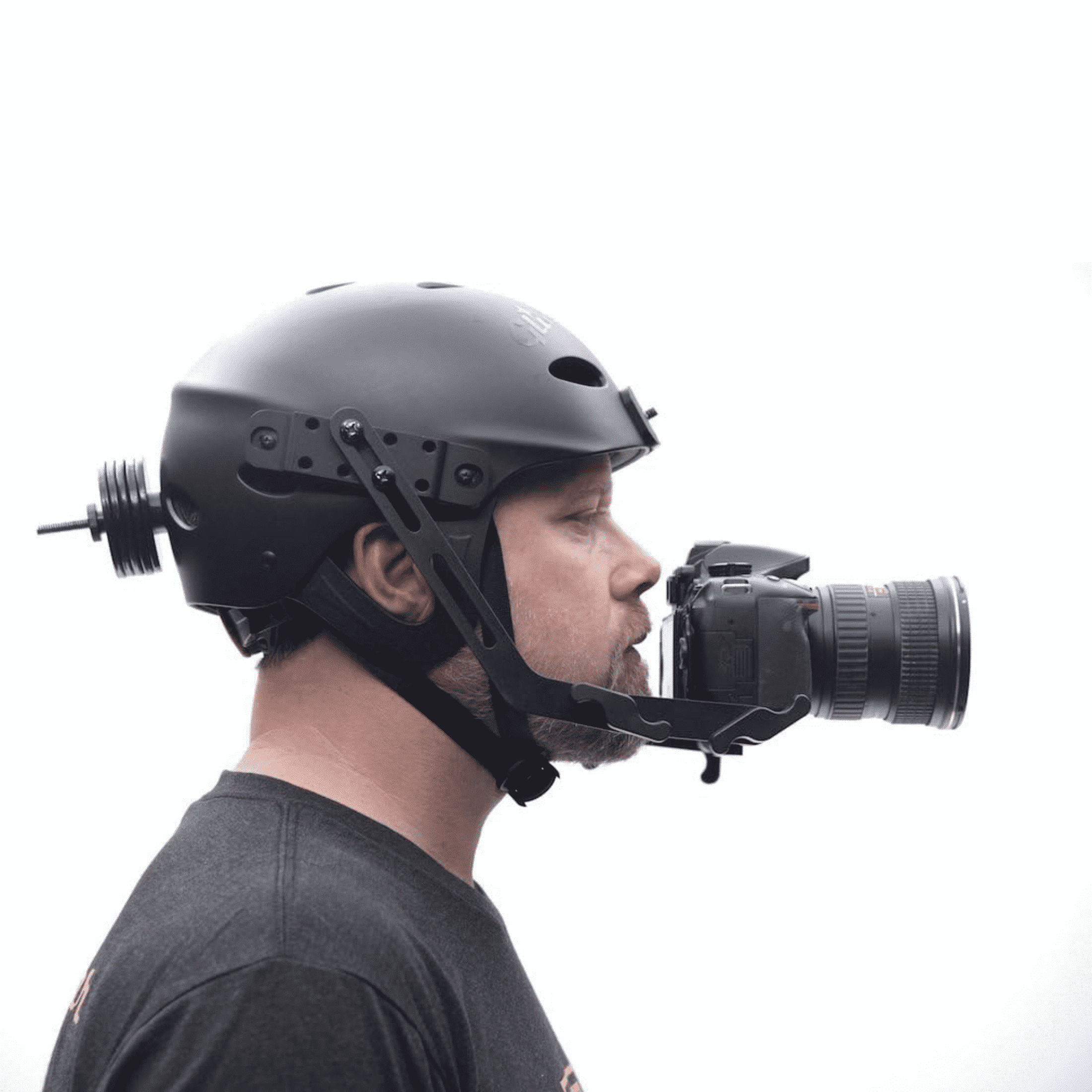 Glide Gear POV 100 Professional DSLR Helmet Camera Mount, Adjustable ...