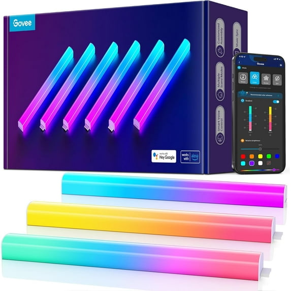 Glide Wall Lights, RGBIC LED Light, Smart Gaming Light Compatible with ...