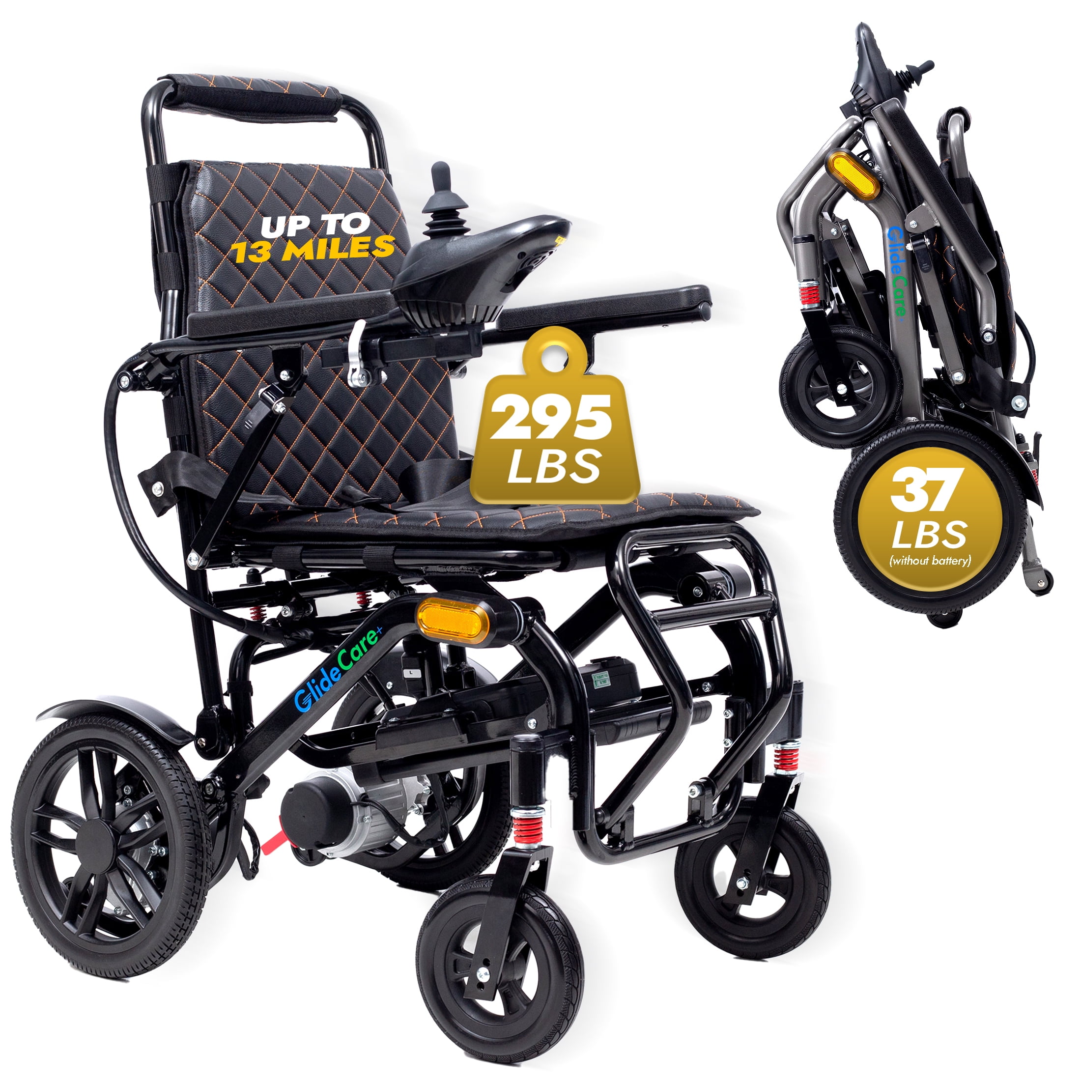 GlideCare G-5 Electric Wheelchair, Lightweight and Portable Wheelchairs ...