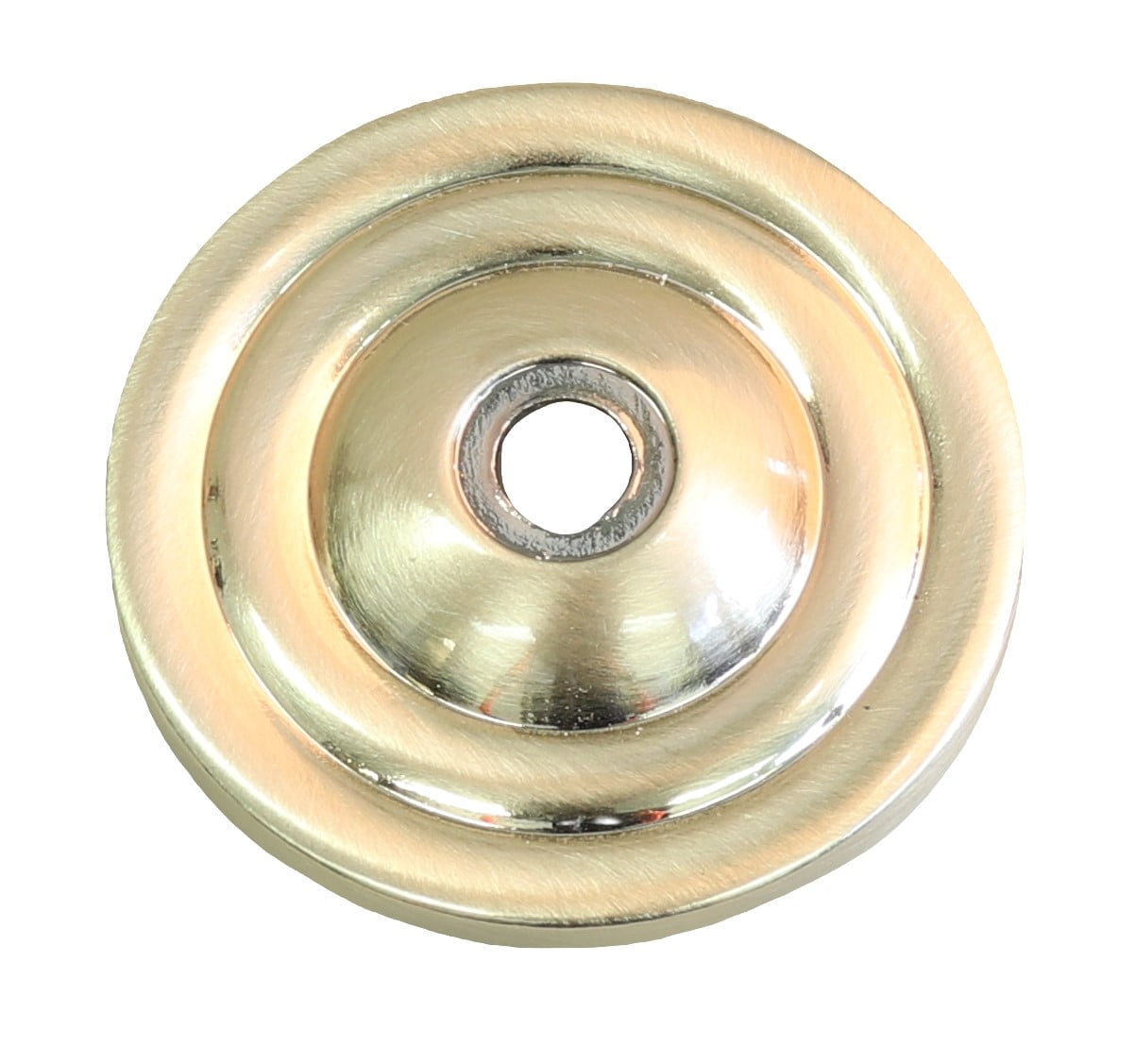 GlideRite 1-1/2 in. Round Thin Classic Cabinet Backplate, Champagne ...