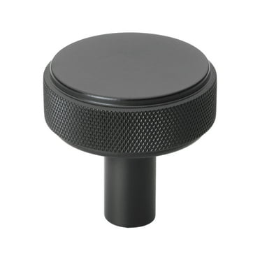 Aldhurst 30 Pack 1.25 inch Round Cabinet Knob Matte Black Stainless ...