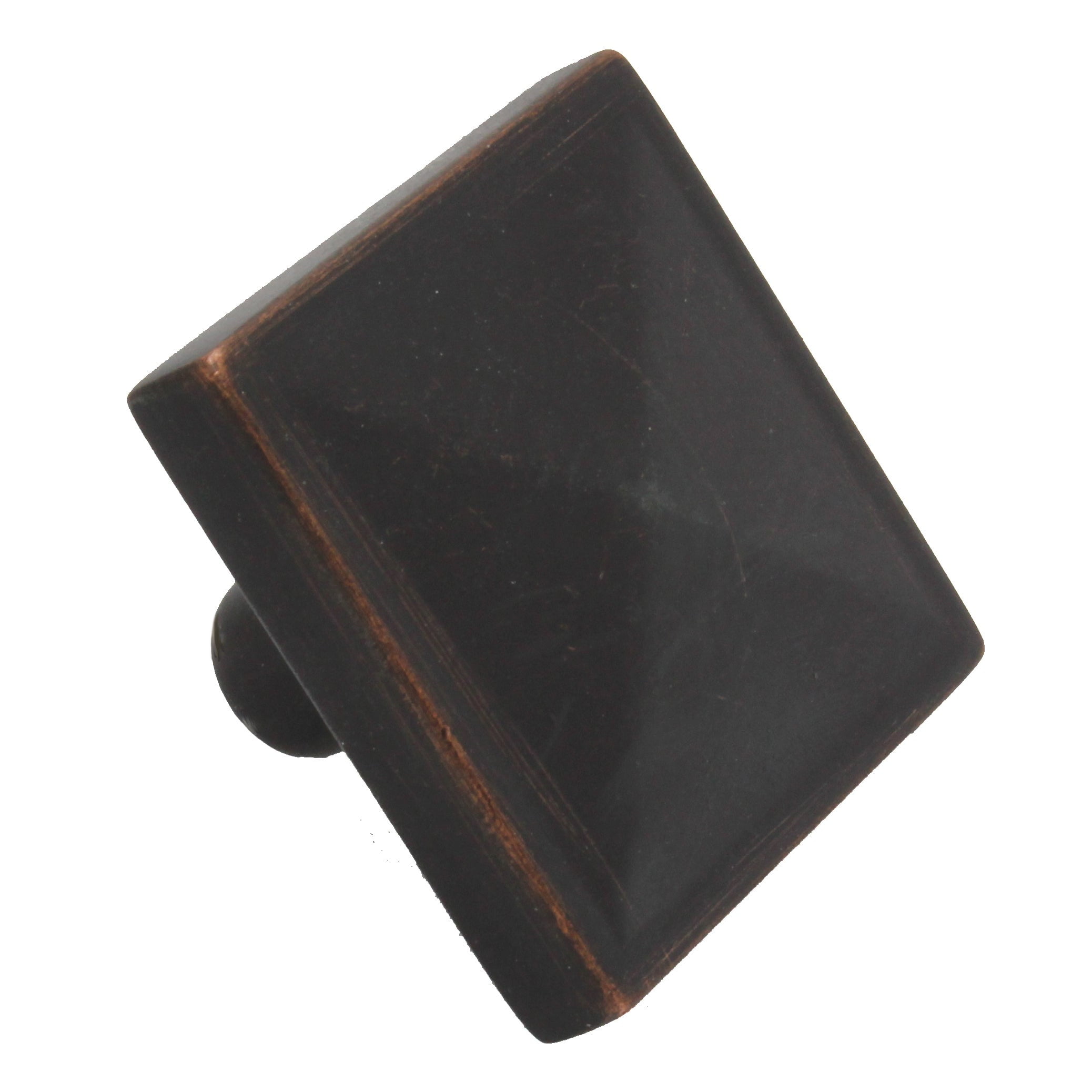 GlideRite 1-1/4 in. Classic Square Pyramid Cabinet Knobs, Oil Rubbed ...