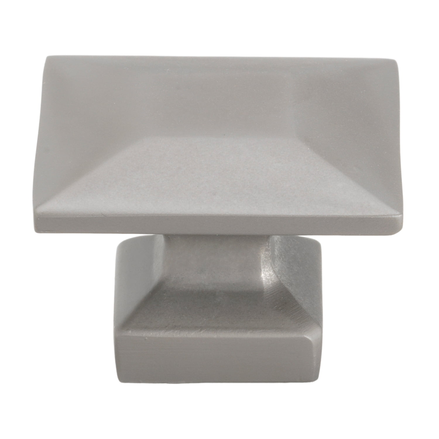GlideRite 1-3/8 in. Modern Square Cabinet Knob, Graphite Gray - 5101 ...