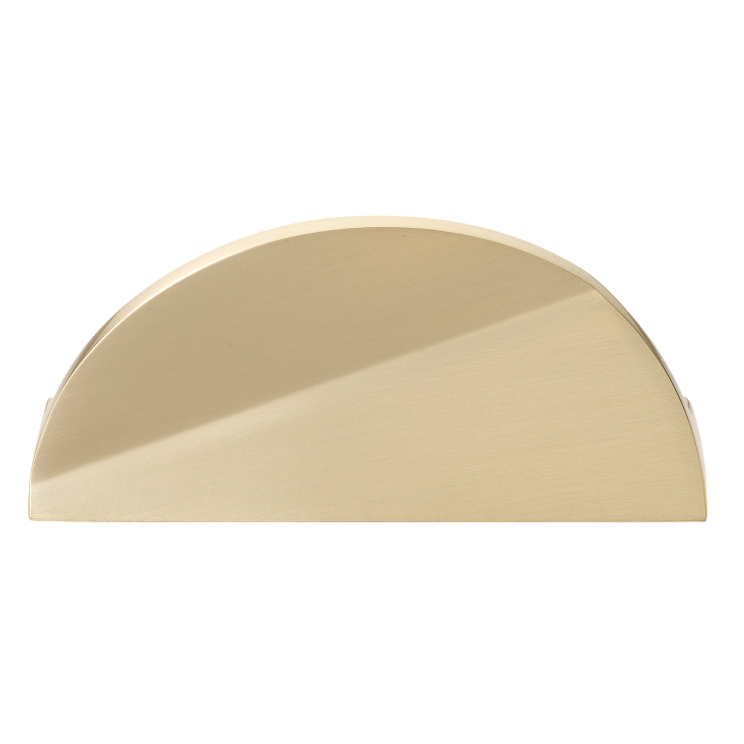 GlideRite 2-1/2 in. Center-Center Semi Circle Cabinet Knob, Champagne ...