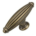 GlideRite 2-1/2 in. Fluted Cabinet Knob, Antique Brass - Walmart.com