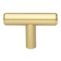 GlideRite 2 in. Solid Cabinet Bar T-Knob, Satin Gold - Walmart.com