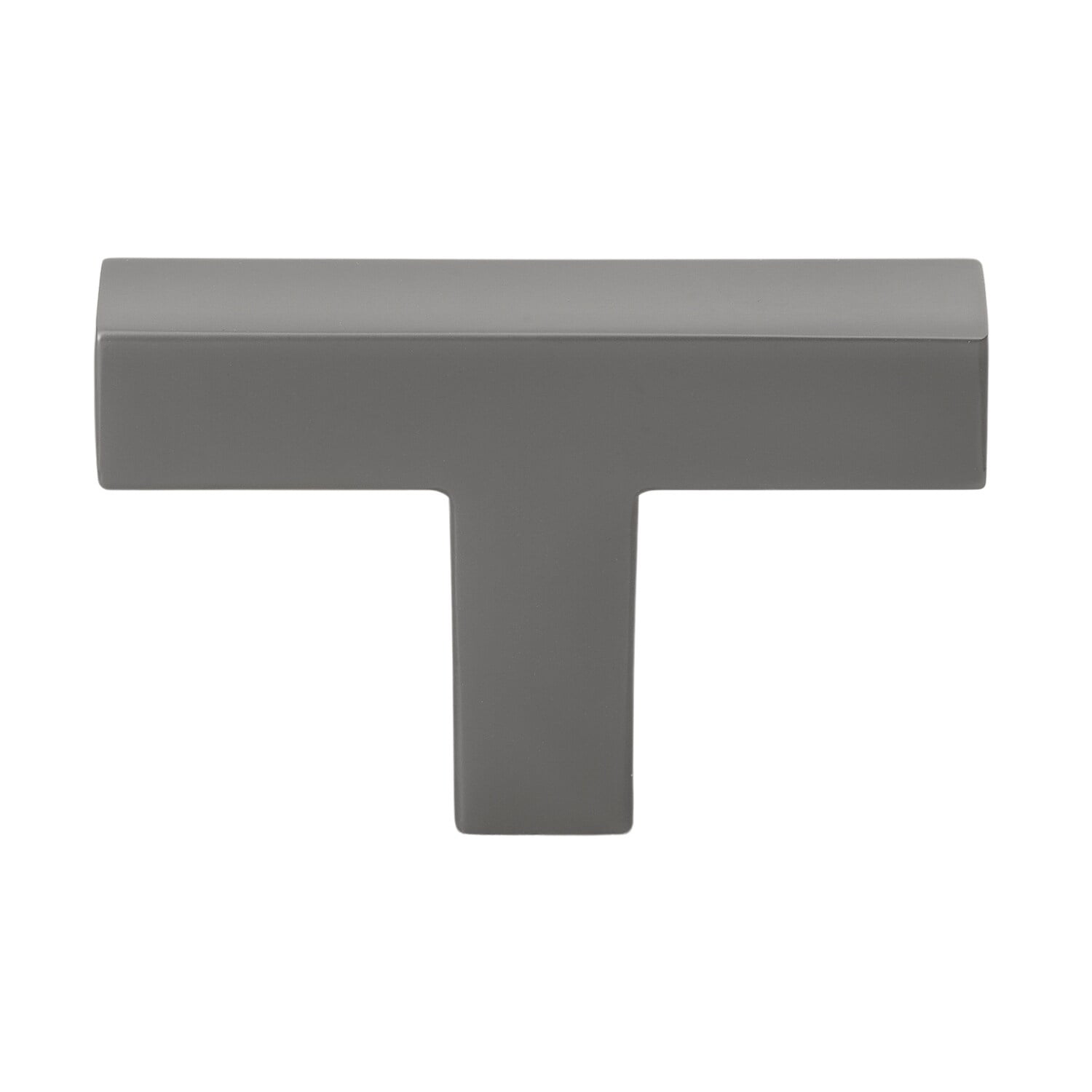 GlideRite 2 in. Solid Square Cabinet T-Knob, Graphite Gray - 21683-T ...