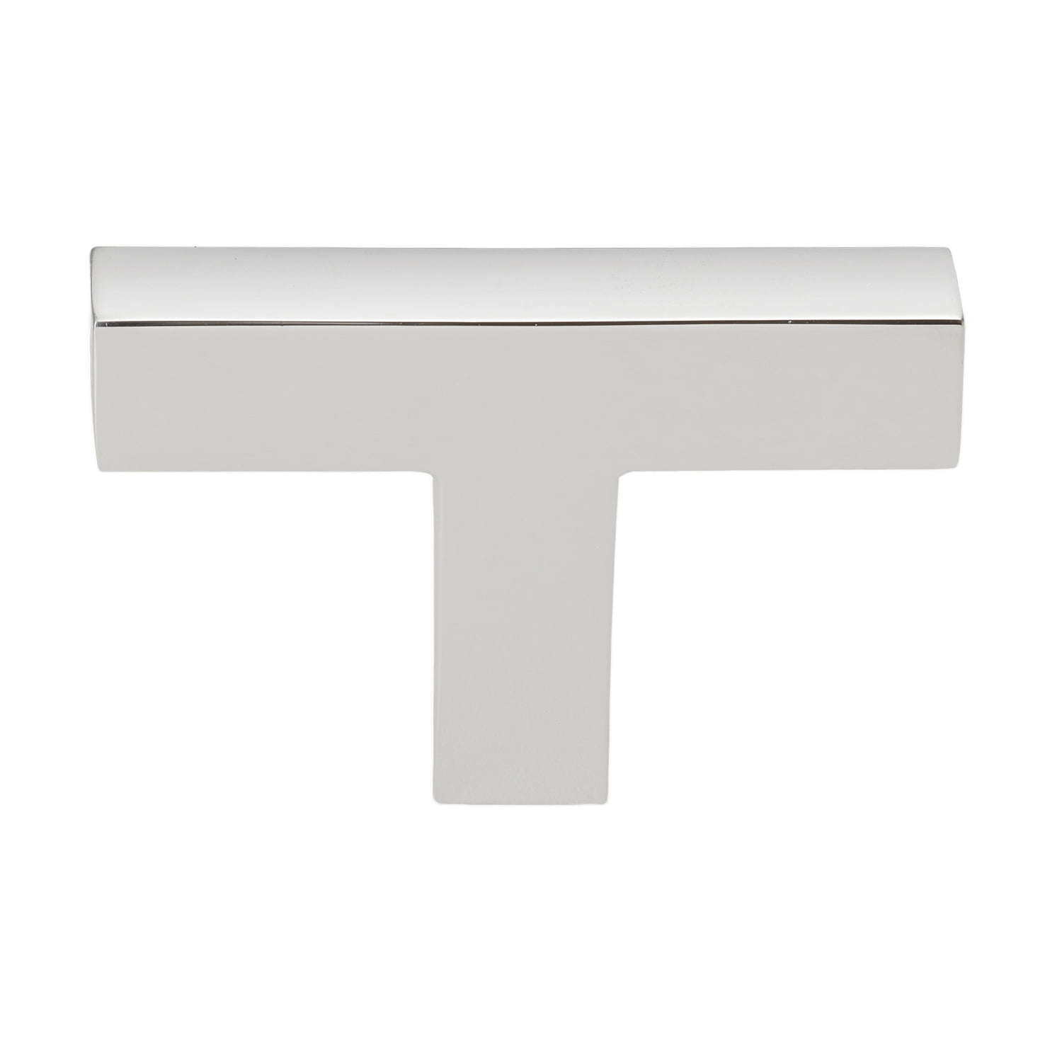 GlideRite 2 in. Solid Square Cabinet T-Knob, Polished Chrome - 21683-T ...