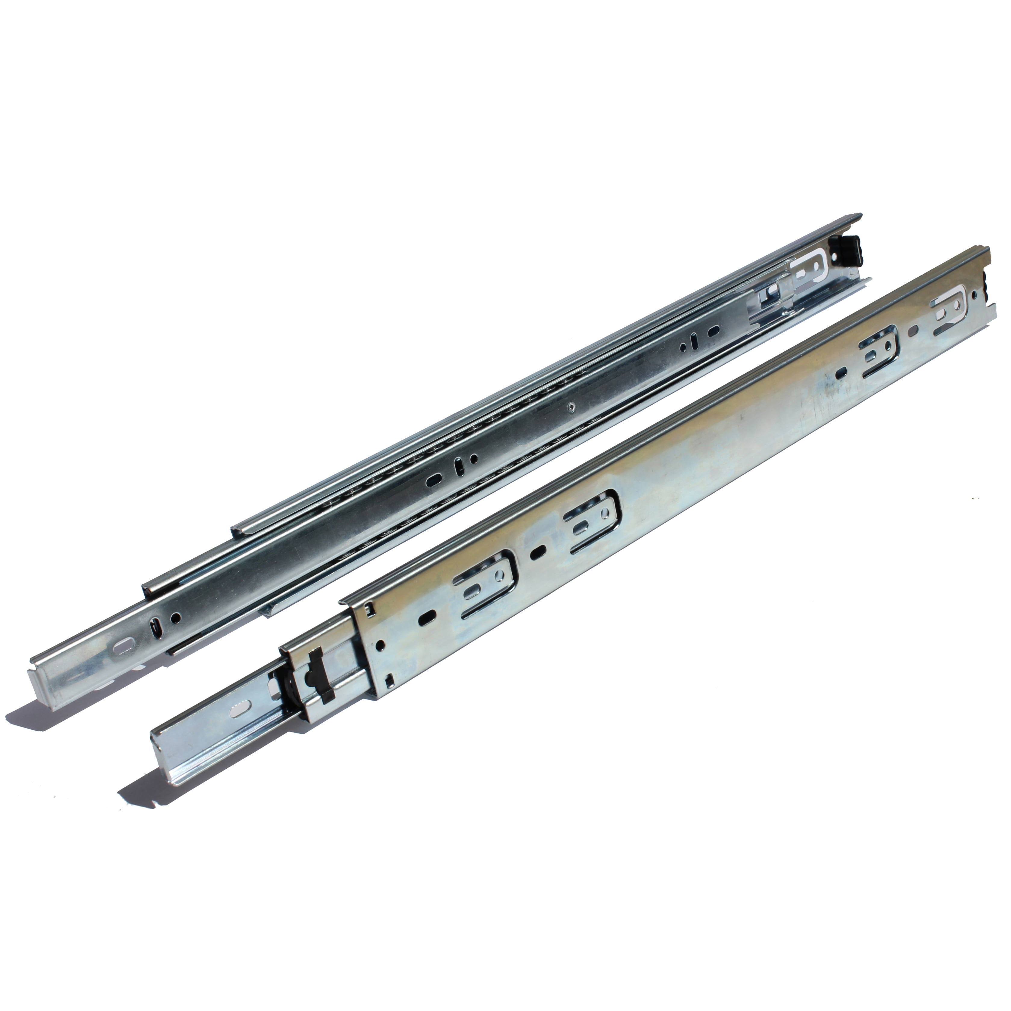 GlideRite 24 in. Side Mount Drawer Slides with 1" Over-travel, 5 Pairs ...