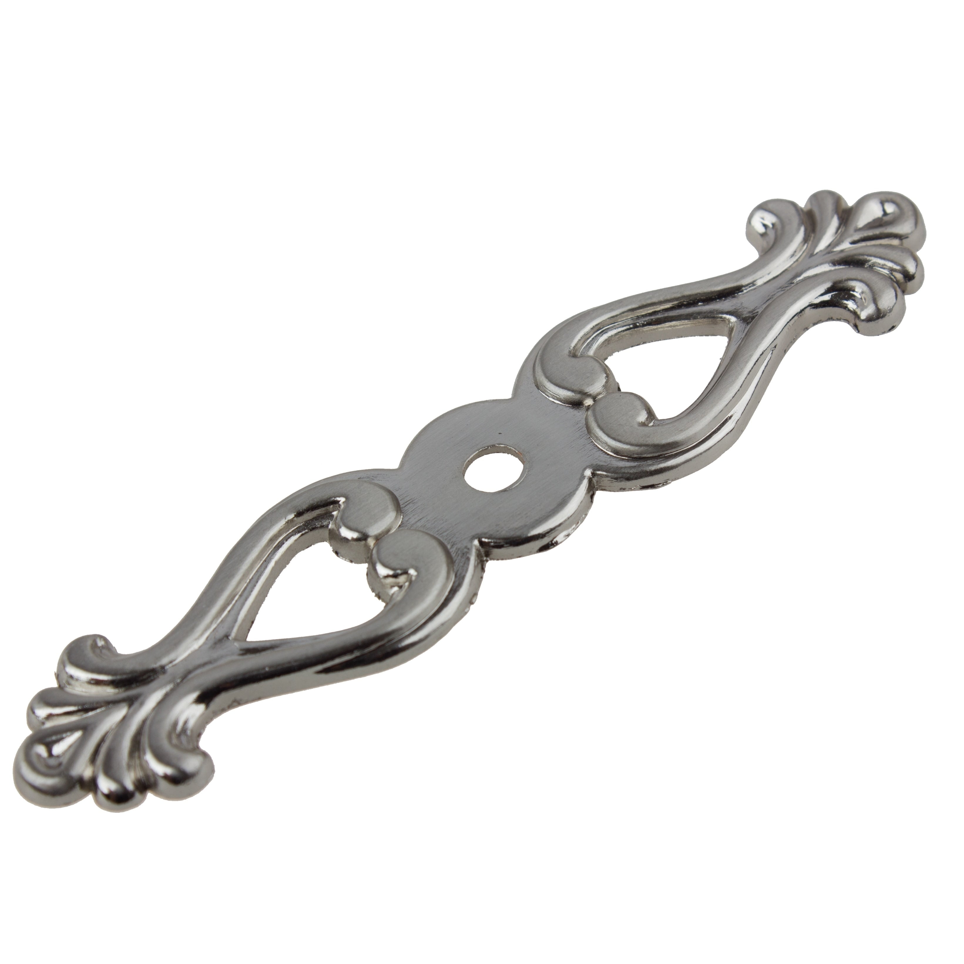 GlideRite 3.25-inch Classic Cabinet Hardware Backplate Satin Nickel ...