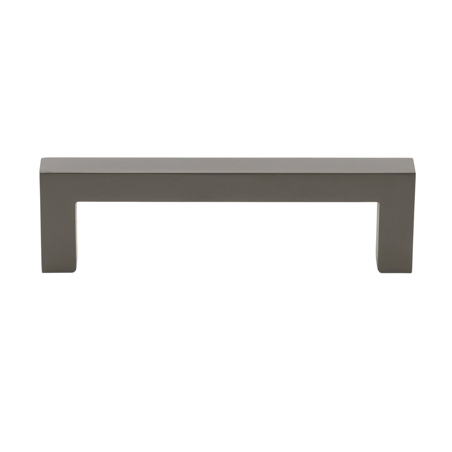 GlideRite 3-3/4 in. (96mm) Center-Center Solid Square Cabinet Bar Pull, Graphite Gray, 1 Pack ...