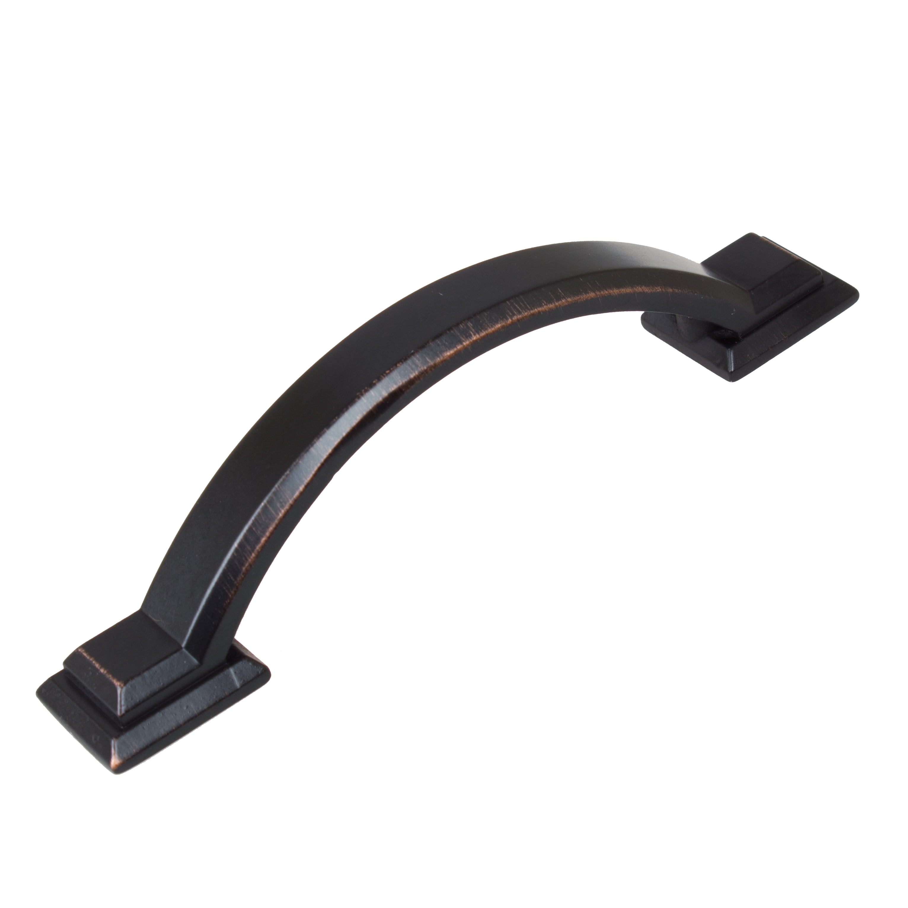 GlideRite 3 in. Center Arched Square Pull Cabinet Hardware Handle, Oil ...