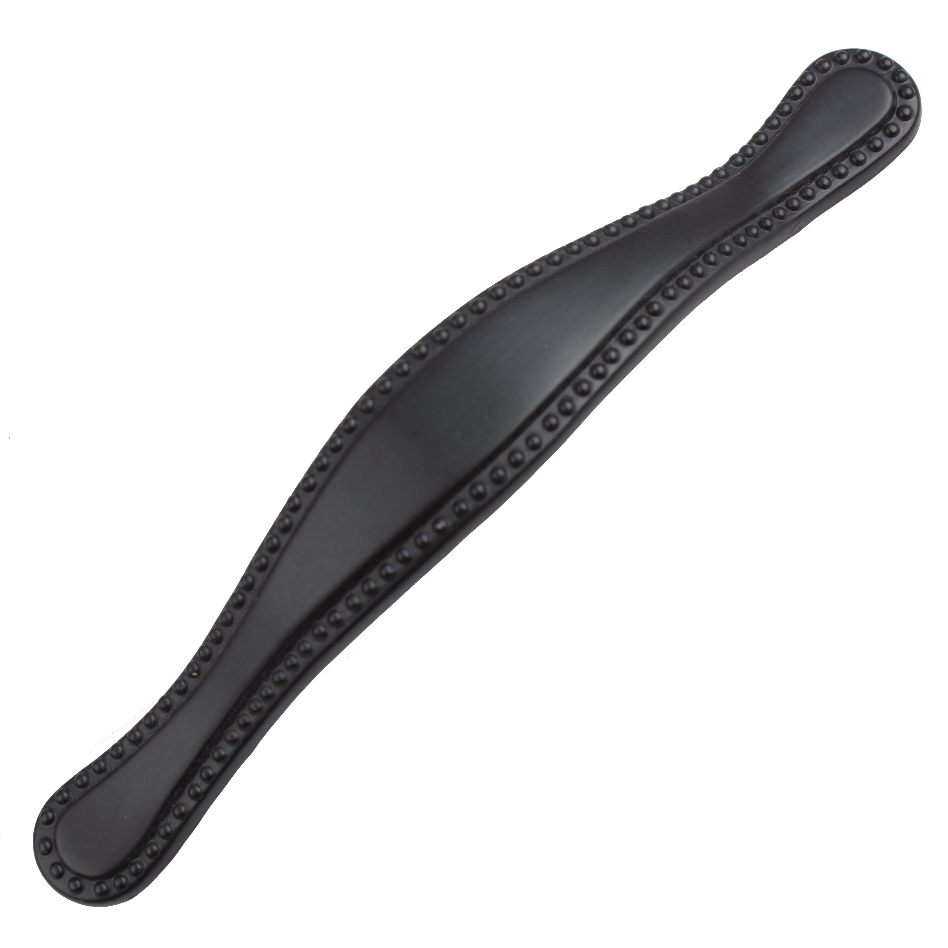 GlideRite Matte Black 3 in. Center Beaded Pull Handles for Kitchen ...