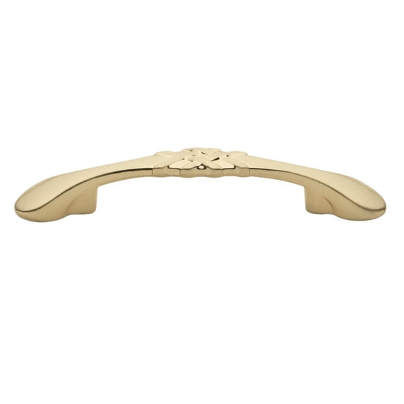 GlideRite 3 in. Center-Center Classic Braided Cabinet Pull, Champagne ...