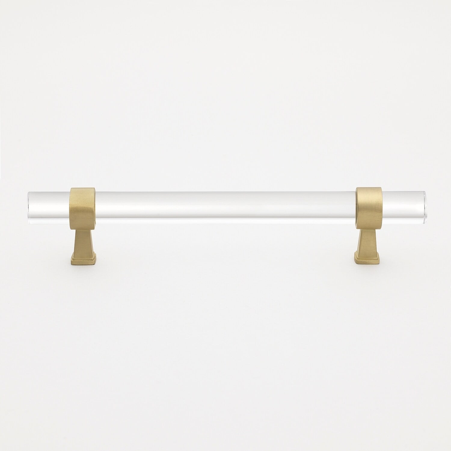 GlideRite 5-Pack 6-5/16 in. Center Clear Acrylic Satin Gold Pulls ...