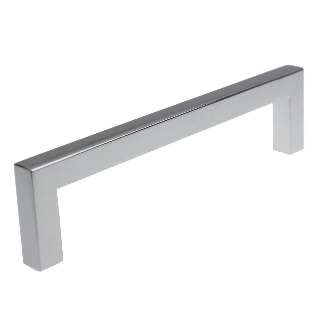 GlideRite 5 in. Center Solid Square Bar Pull Cabinet Hardware Handles ...