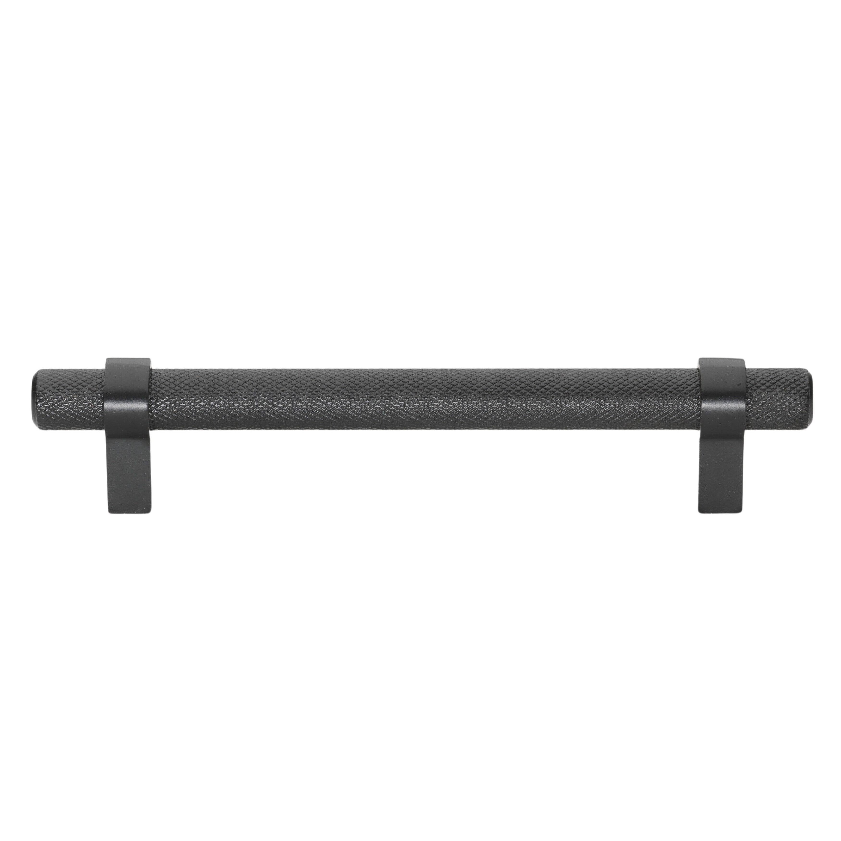 GlideRite 5 in Screw Center Knurled Euro Solid Steel Bar Pull (Pack of ...