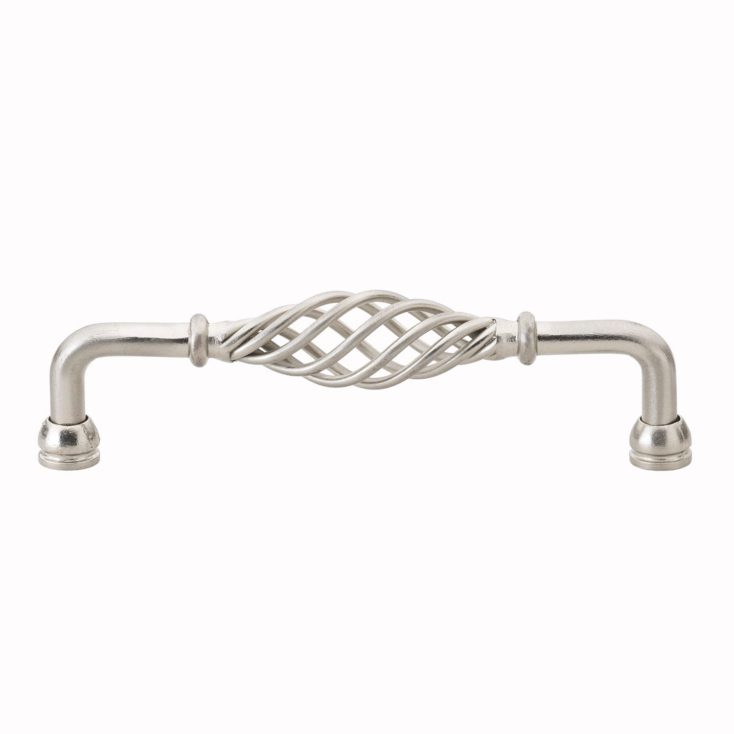 GlideRite 5-inch CC Satin Nickel Fluted Birdcage Cabinet Pulls (Pack of ...