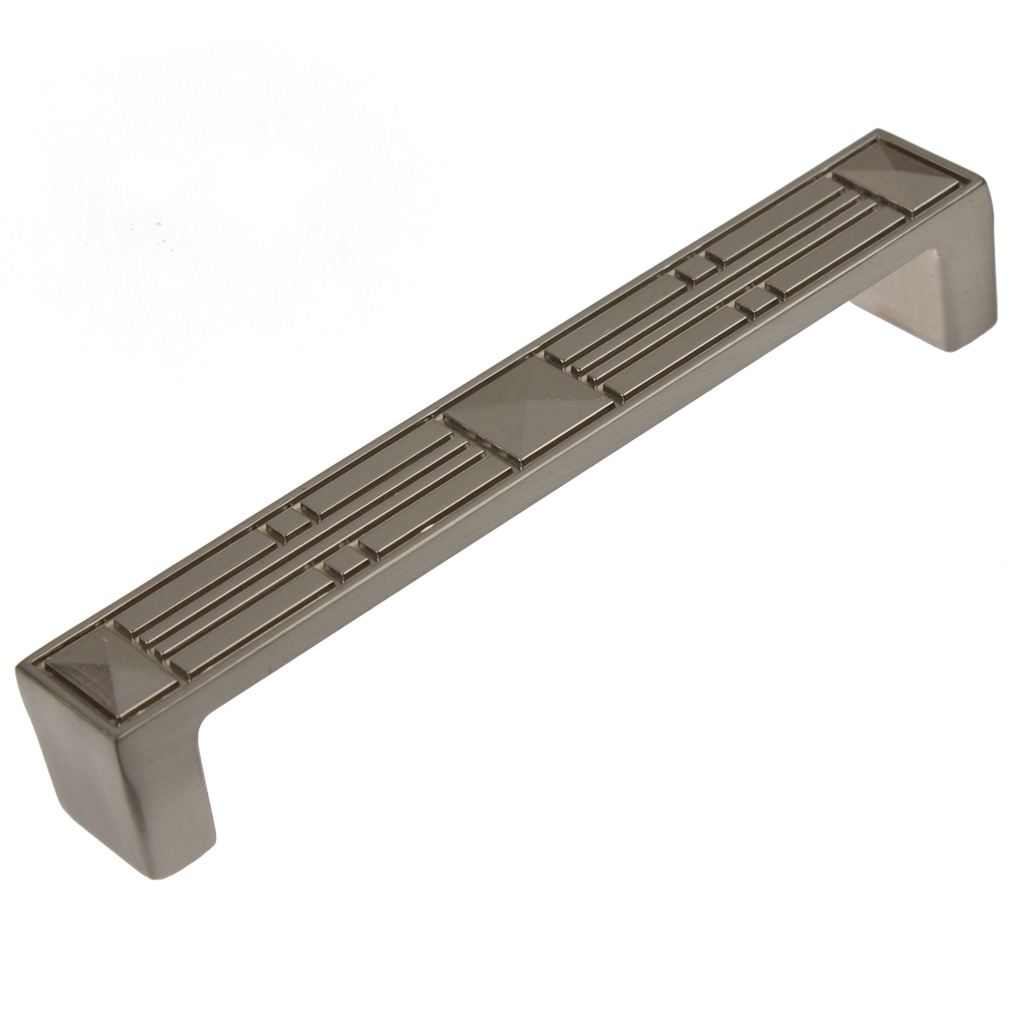 GlideRite 5-inch Satin Nickel Craftsman Series Cabinet Pulls (Pack of ...