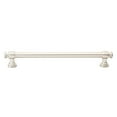 GlideRite 6-1/4 in. Center Euro Cabinet Bar Pulls, Satin Nickel, Pack ...