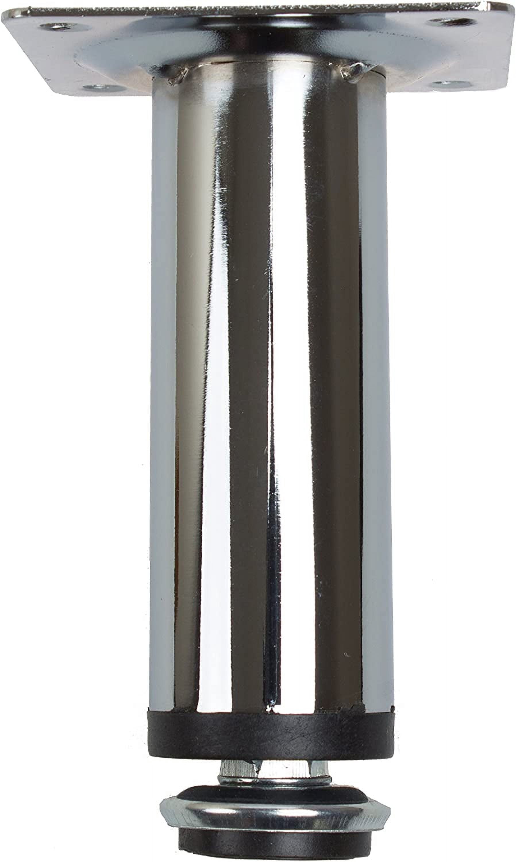 GlideRite Hardware 4-inch Steel Furniture Legs with Leveling Screw ...