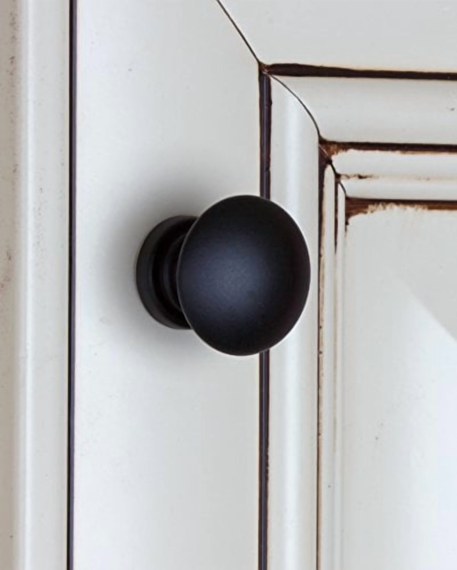 GlideRite Hardware 5264-MB-50 1 inch Diameter Round Convex Cabinet ...