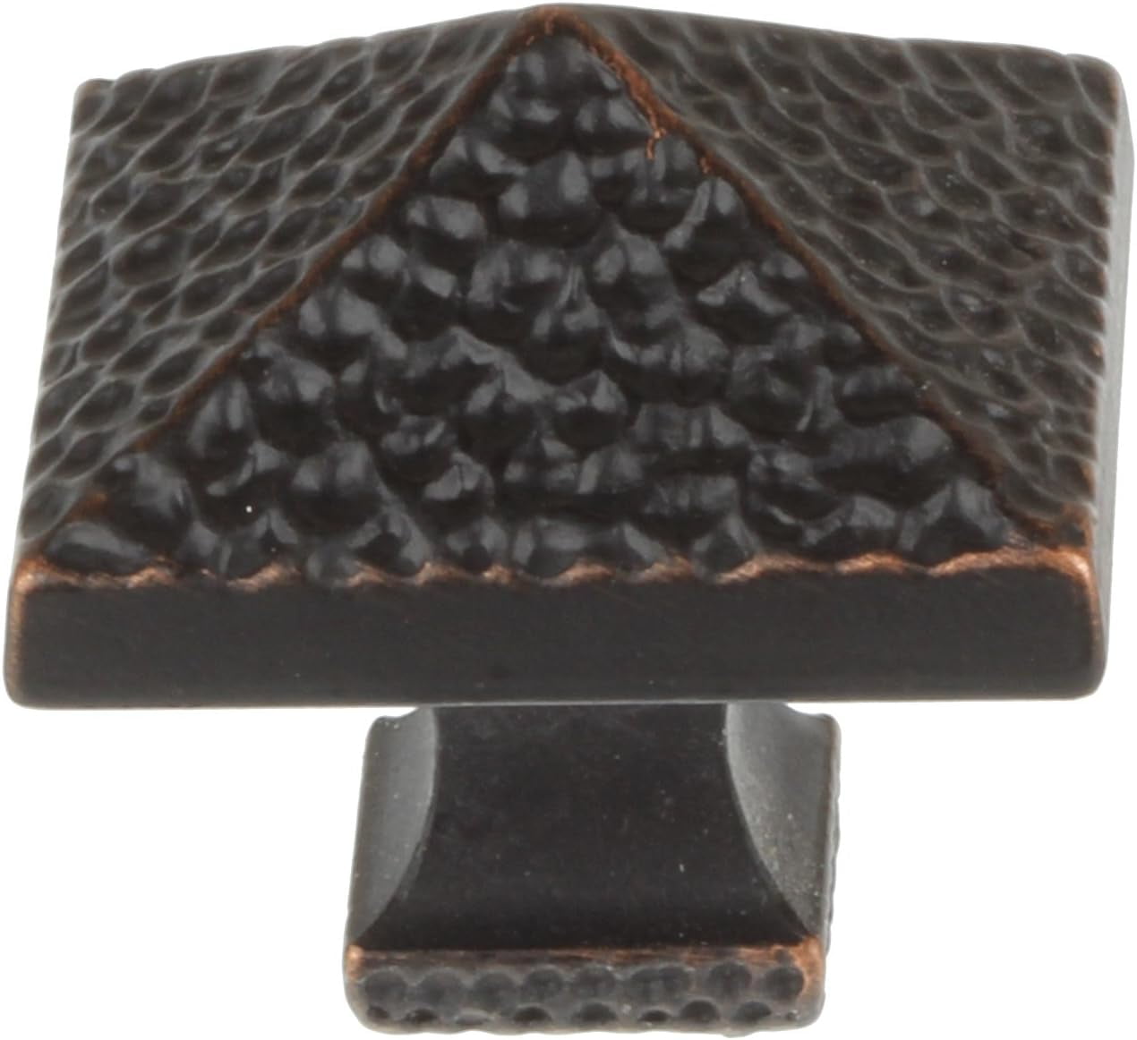 GlideRite Hardware 5432-ORB-25 1.125 inch Hammered Pyramid Cabinet ...