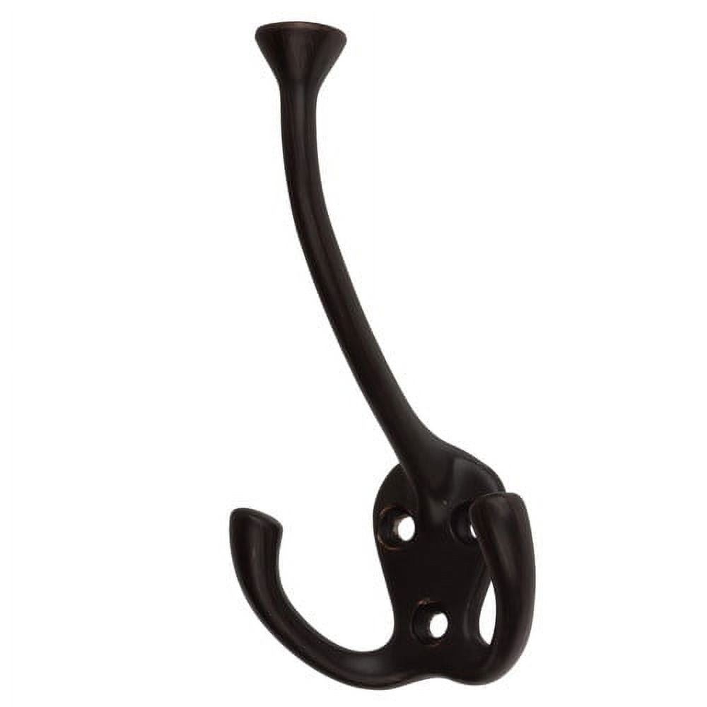 GlideRite Hardware Wall Mounted Coat Tri-Robe Hook - Walmart.com