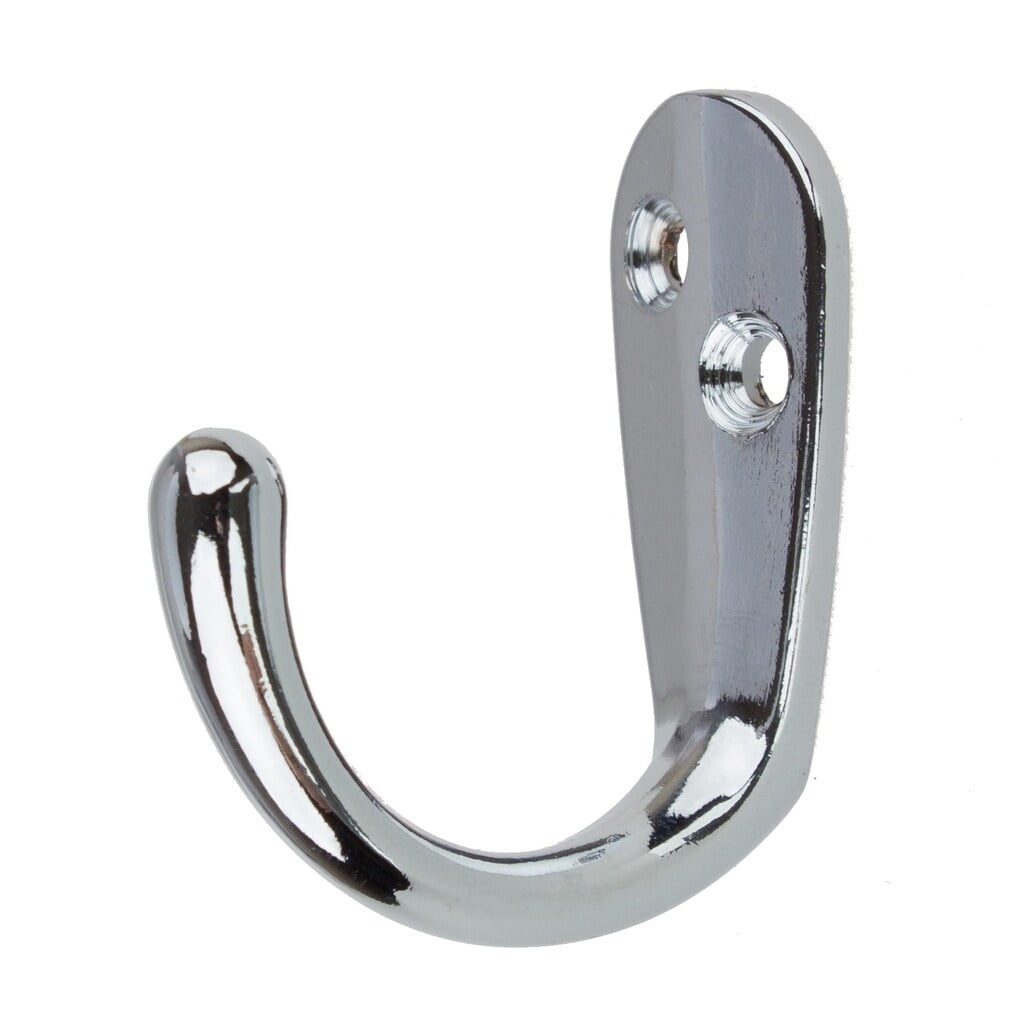 GlideRite Polished Chrome Robe and Coat Hooks (Pack of 10 or 25 ...