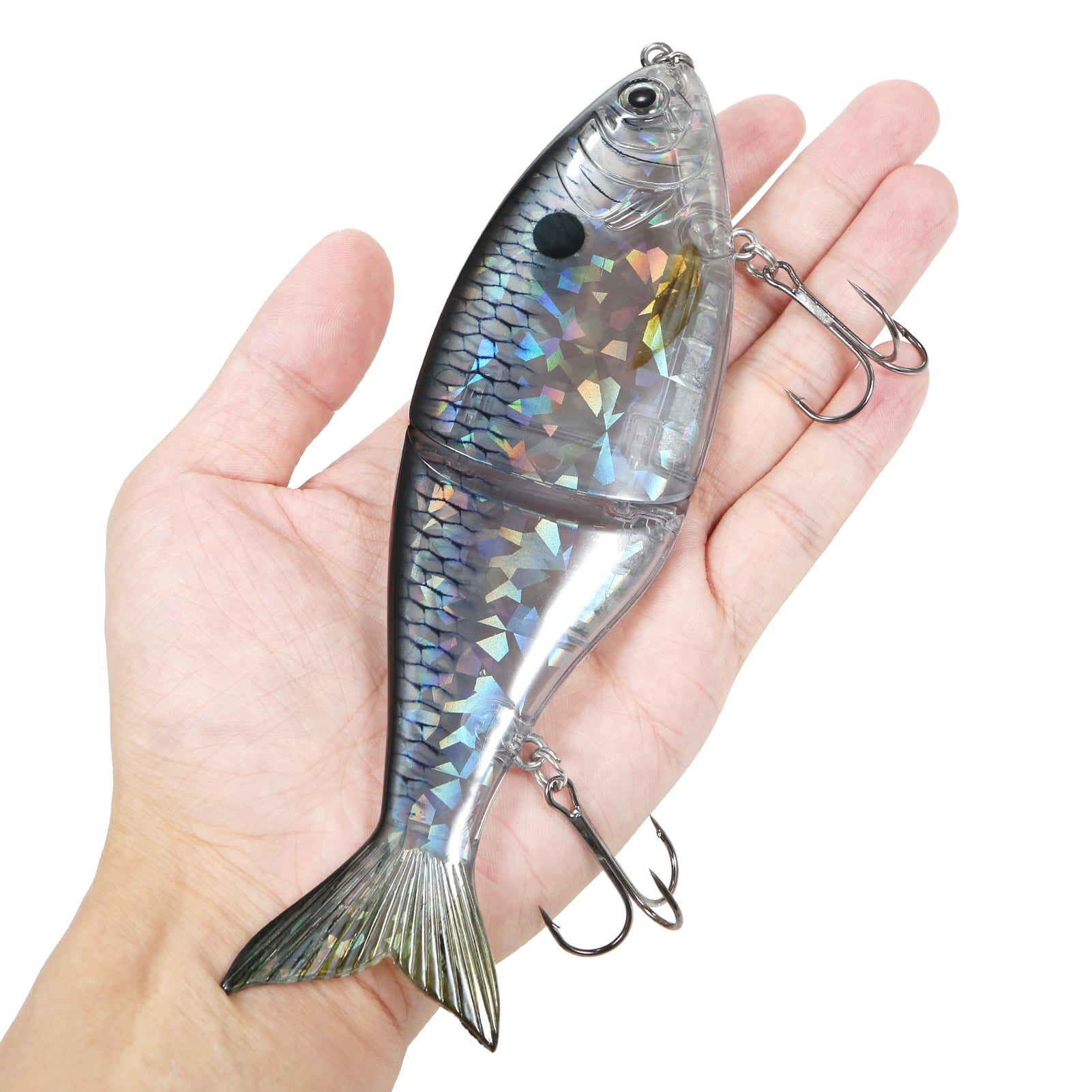 Glider Fishing Lures 178mm Glide Bait Jointed Swimbait Artificial Hard ...