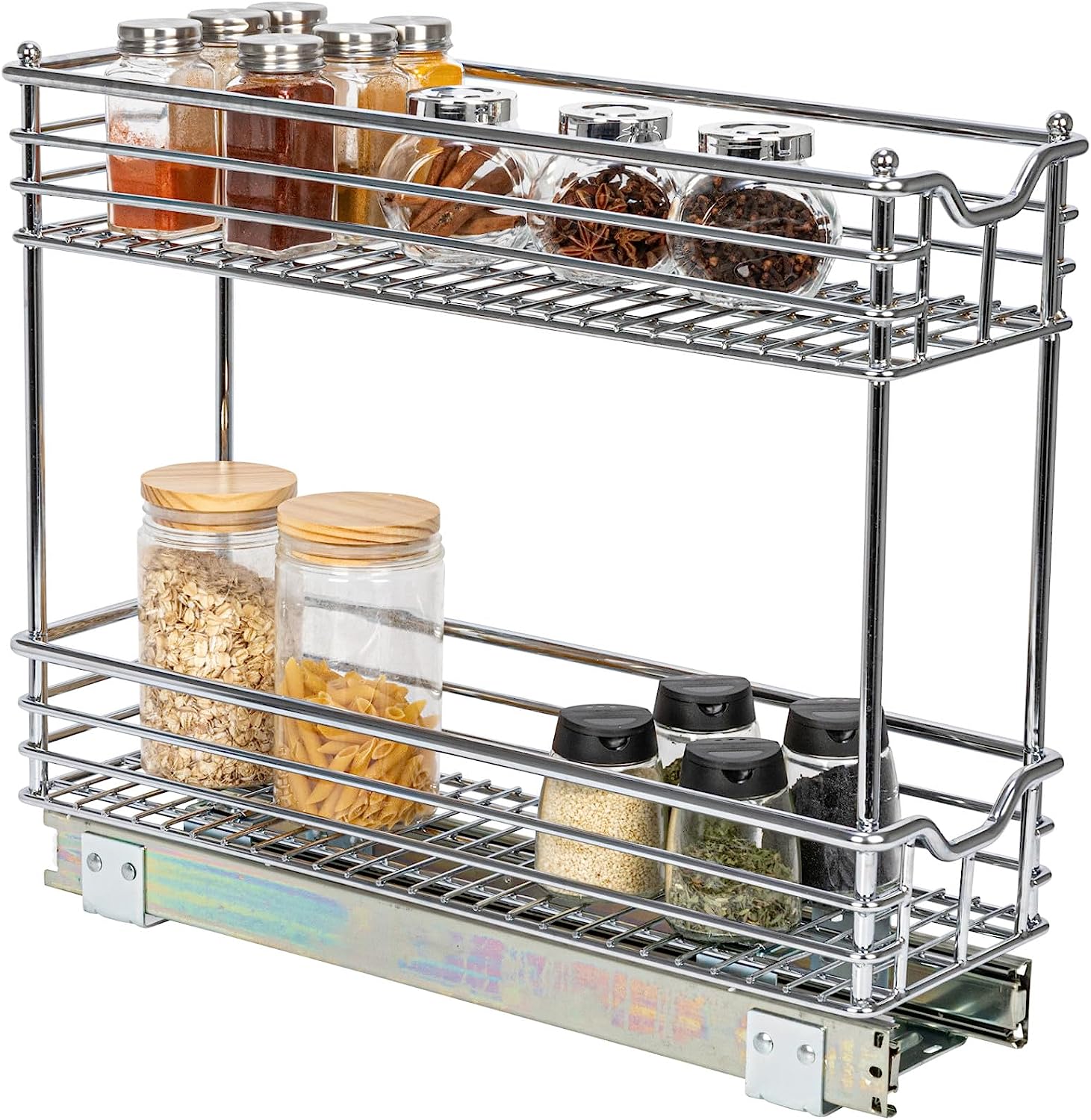 Glidez Multipurpose Chrome-Plated Steel Pull-Out/Slide-Out Storage ...