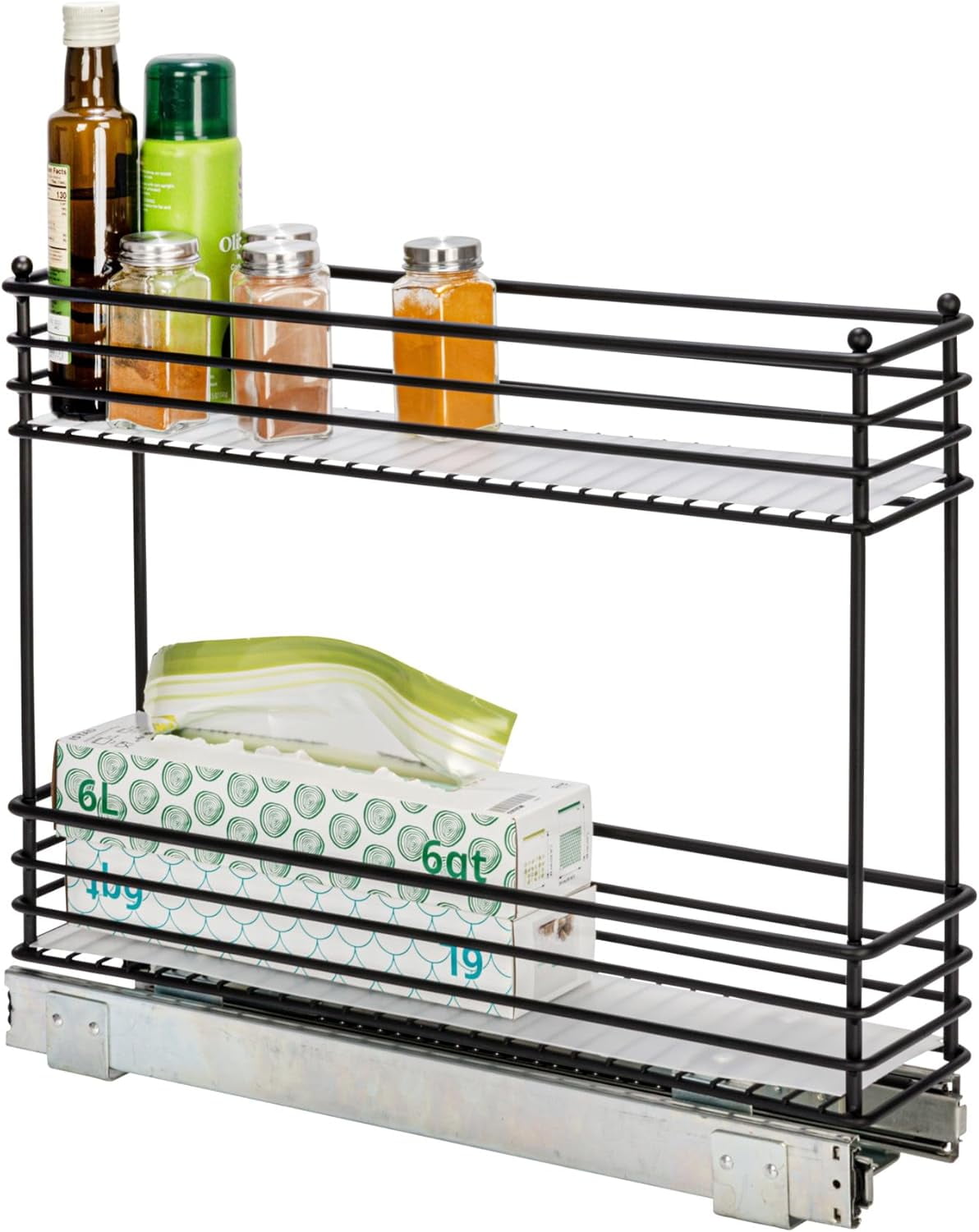 Glidez Multipurpose Paint-Finished Steel Pull-Out/Slide-Out Storage ...