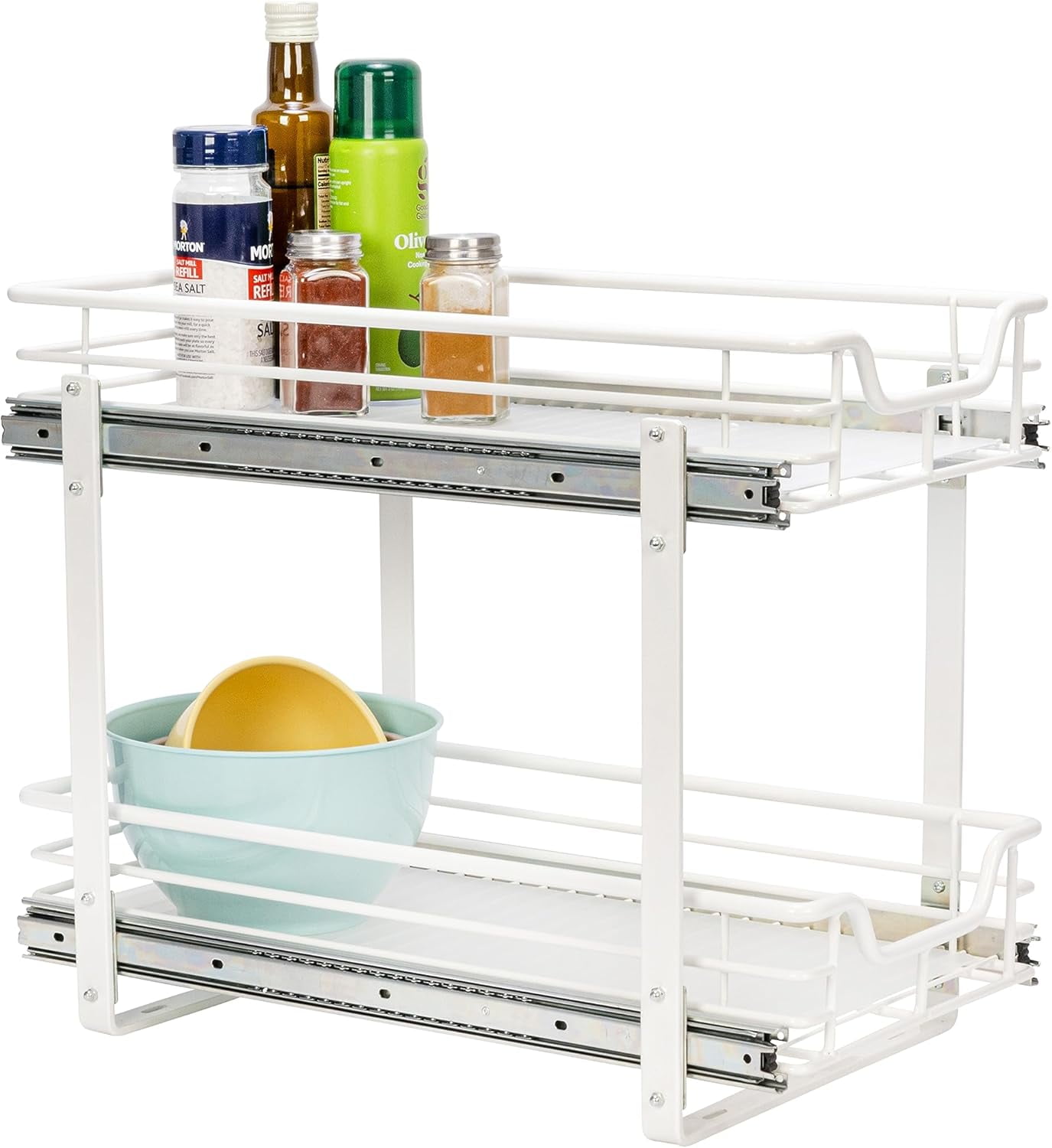 Glidez Multipurpose Powder-Coated Steel Pull-Out Slide-Out Storage ...