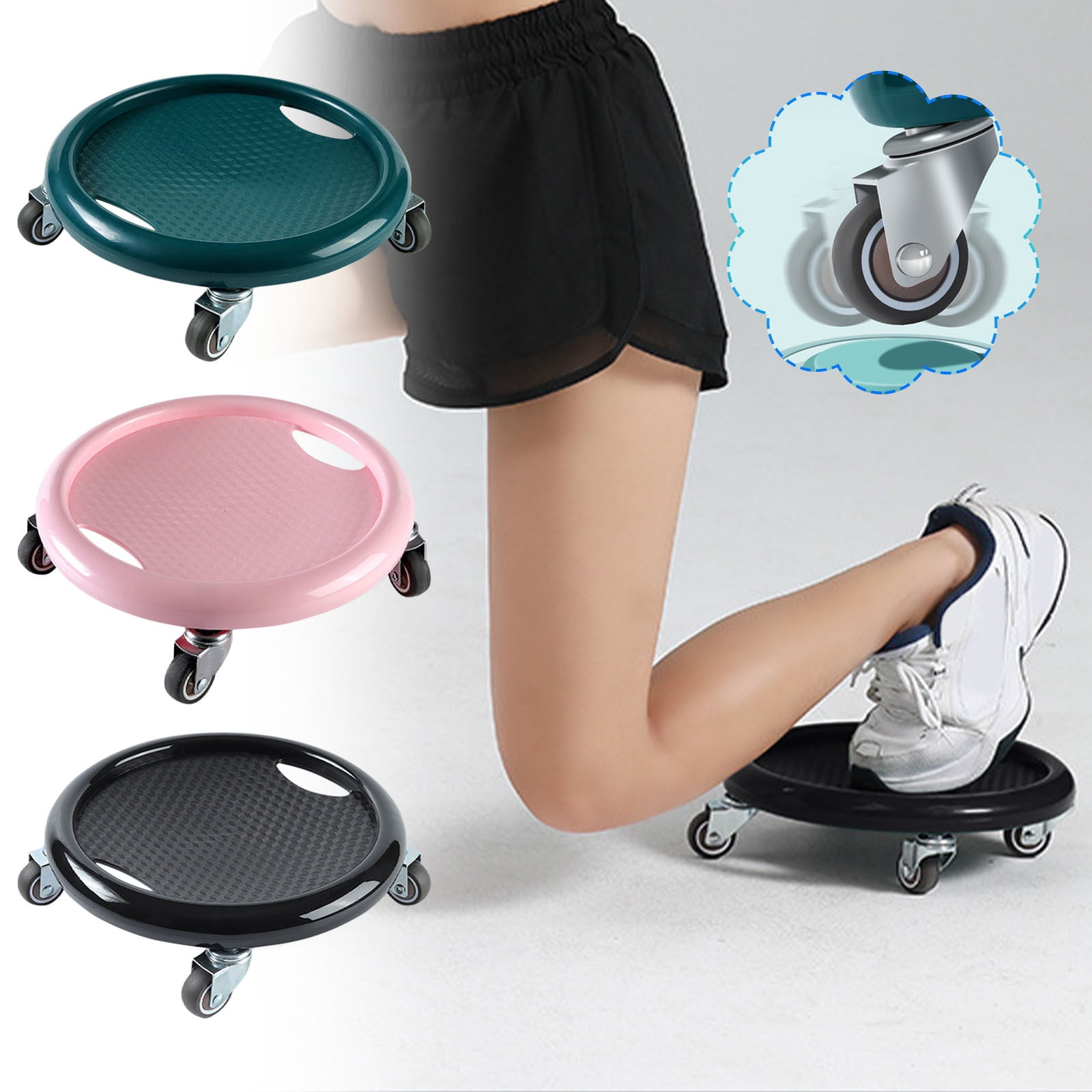 Gliding Ab Roller Wheel with 360° Multidirectional Movement - Portable ...