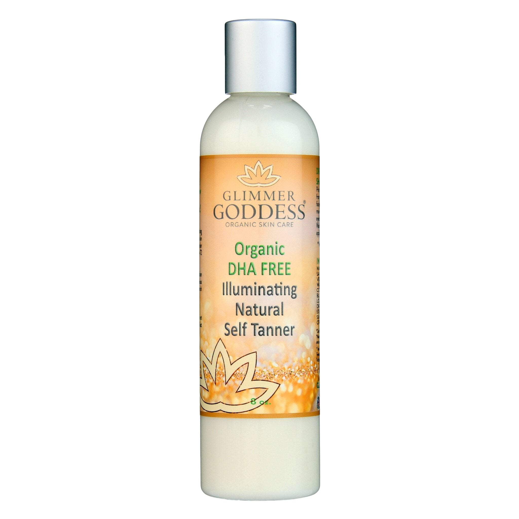 Organic DHA FREE Self Tanner For A Sun-Kissed Glow - 8 oz / Dark ...