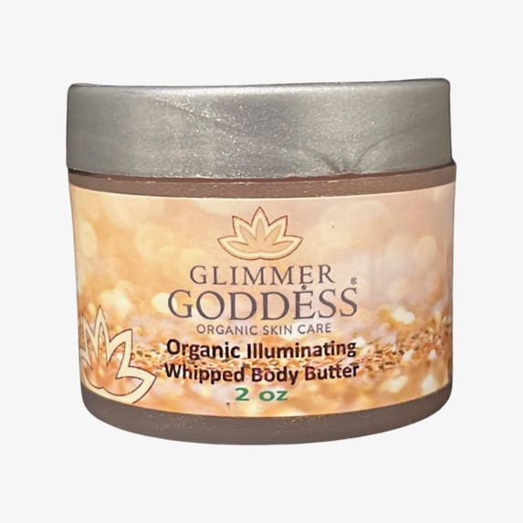 Glimmer Goddess Organic Shimmer Body Butter Travel Size 2 oz (Bronze ...