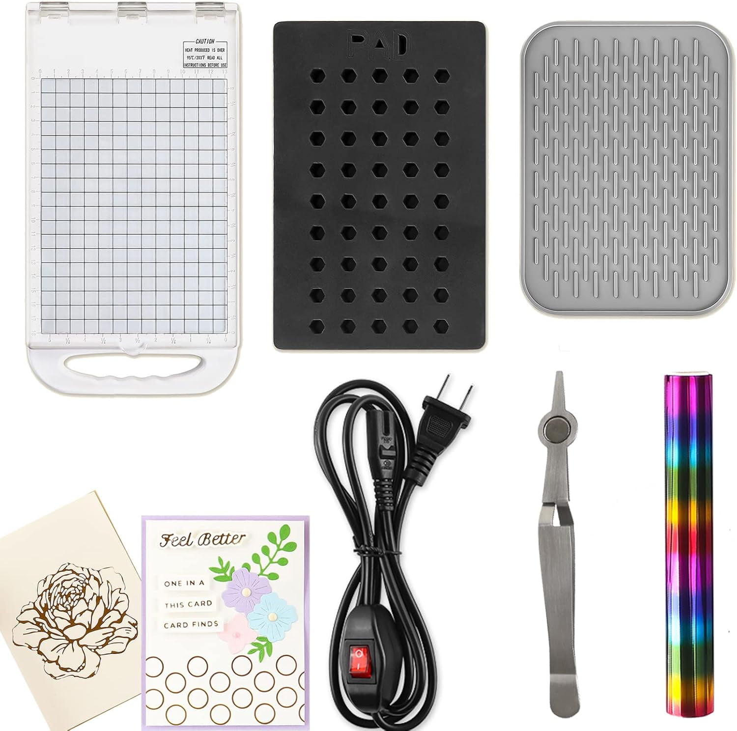 Glimmer Hot Foil System with Stamping Foil Machine for Card Making ...