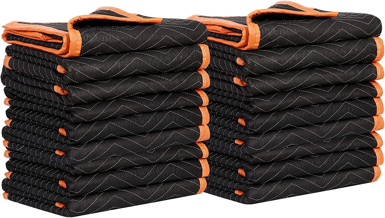 GlimmerGrove Moving Blankets 18 Pack, Heavy Duty Packing Blankets 72 ...