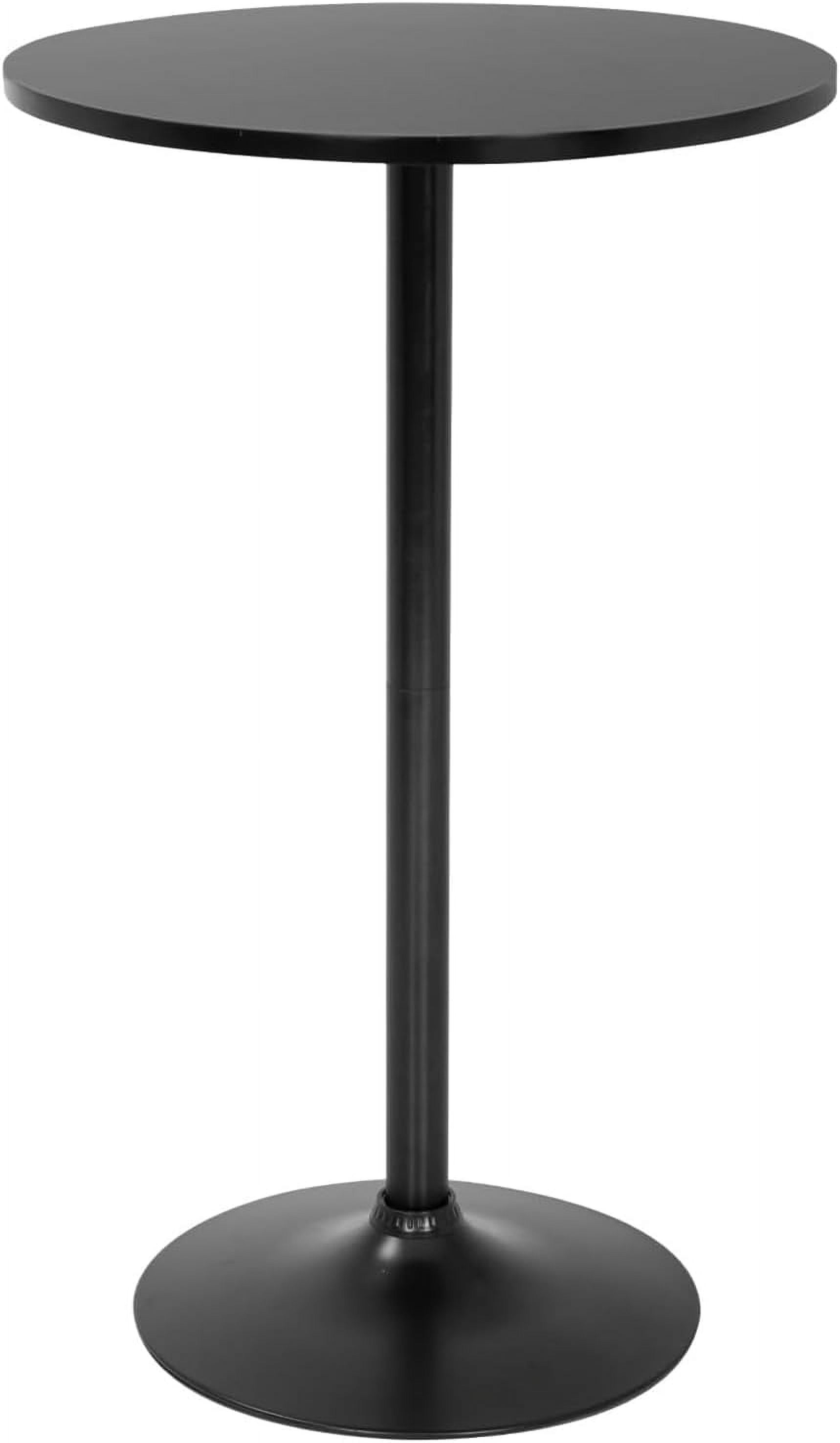 GlimmerGrove Pub Table 40 Inch Height Cocktail Table Round Bistro Bar ...