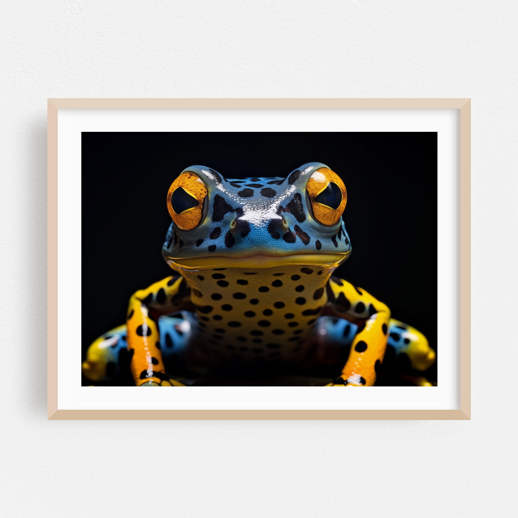 A Glimpse of the Exotic Poison Dart Frog Close-up Photorealistic ...