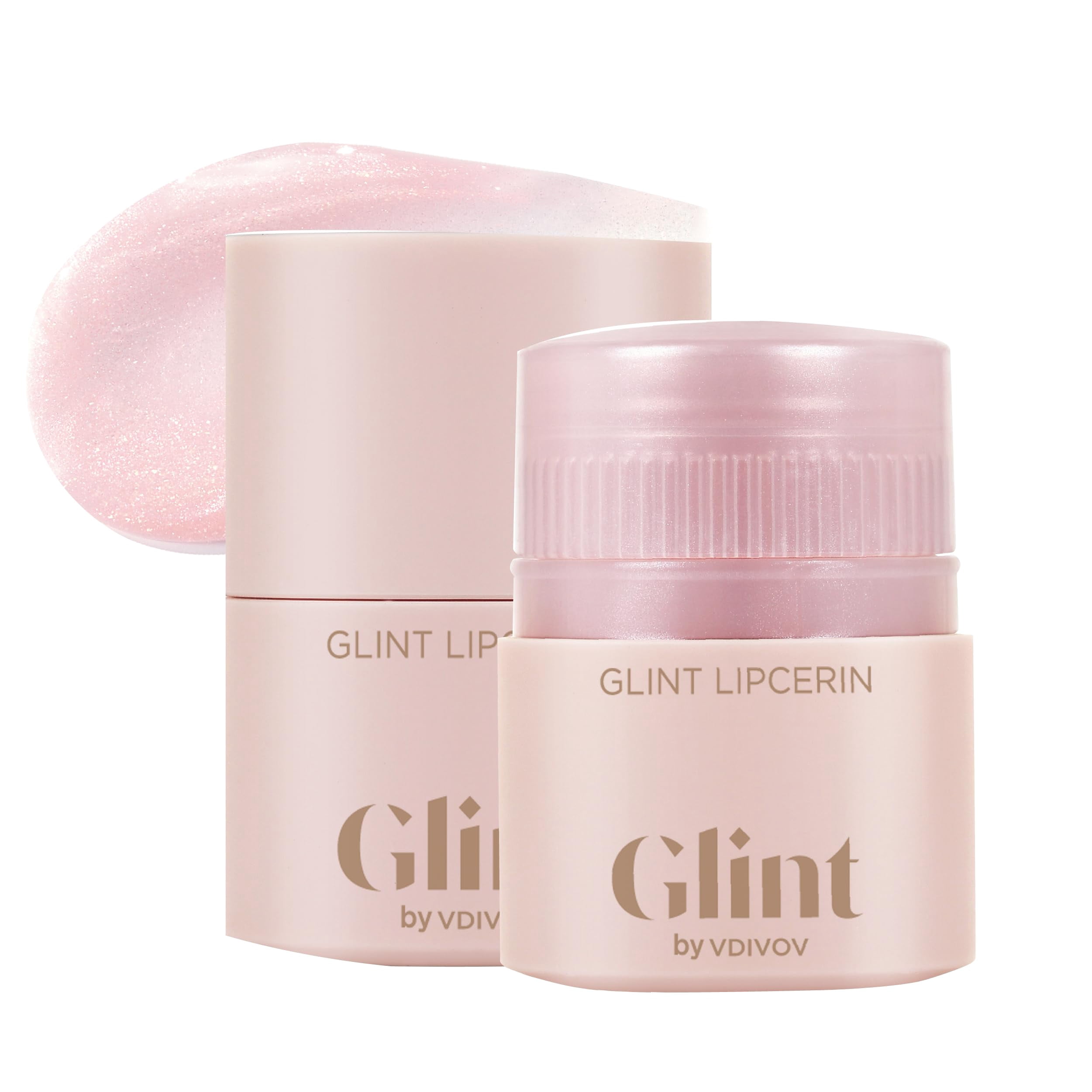 Glint Lipcerin (Pink Sparkle, 0.5fl oz) - Lasting Hydration, Plumping 5 ...