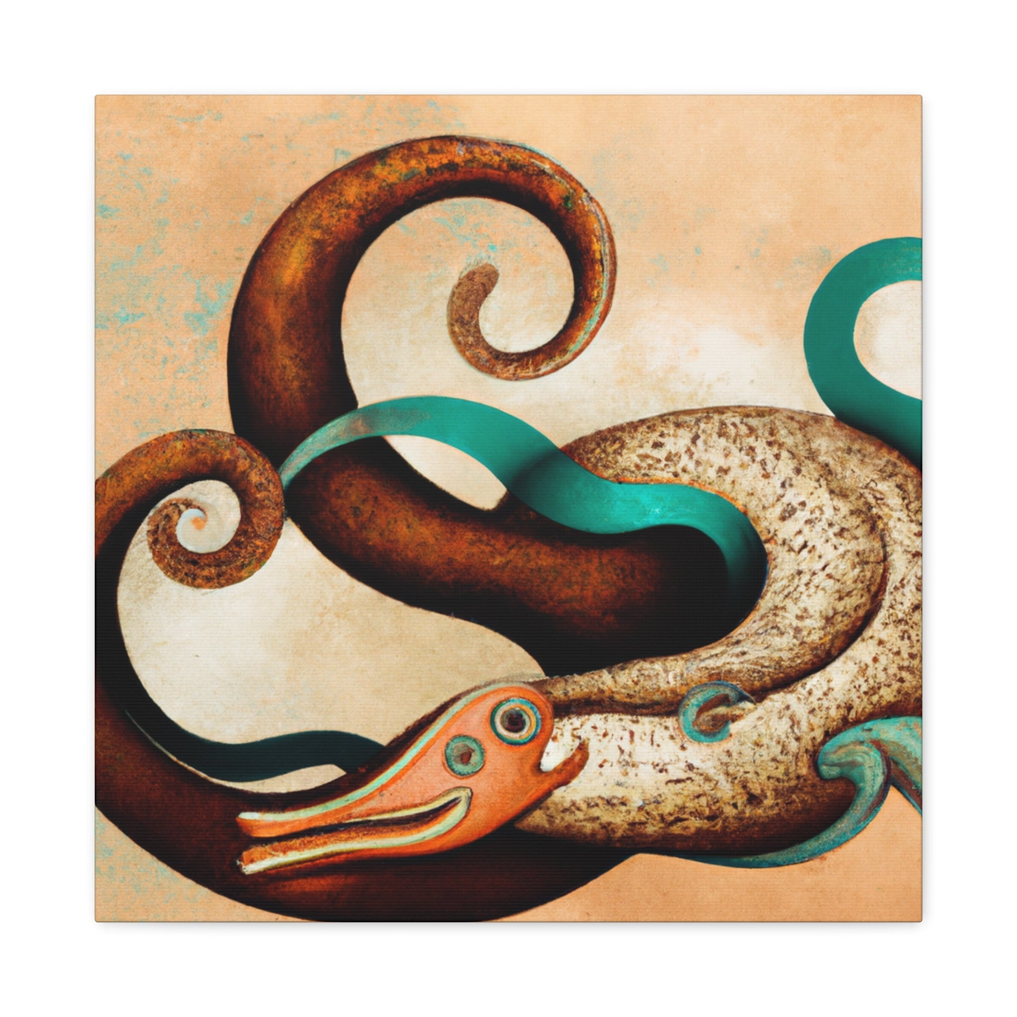 "Glinting Eel Reflection" - Canvas - Walmart.com