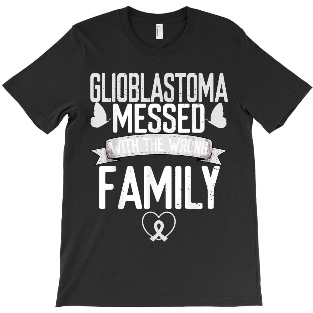 Glioblastoma Brain Cancer Tumor Grey Ribbon Awareness Themed Support ...