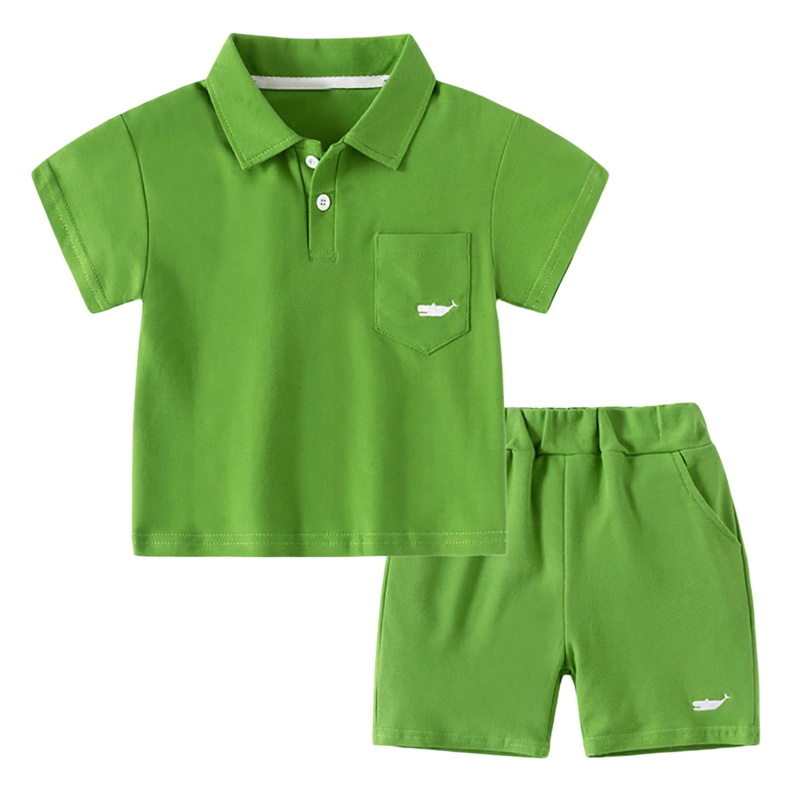Glisme Boys Clothing Set Casual Summer Shirt And Shorts Outfit For Kids ...
